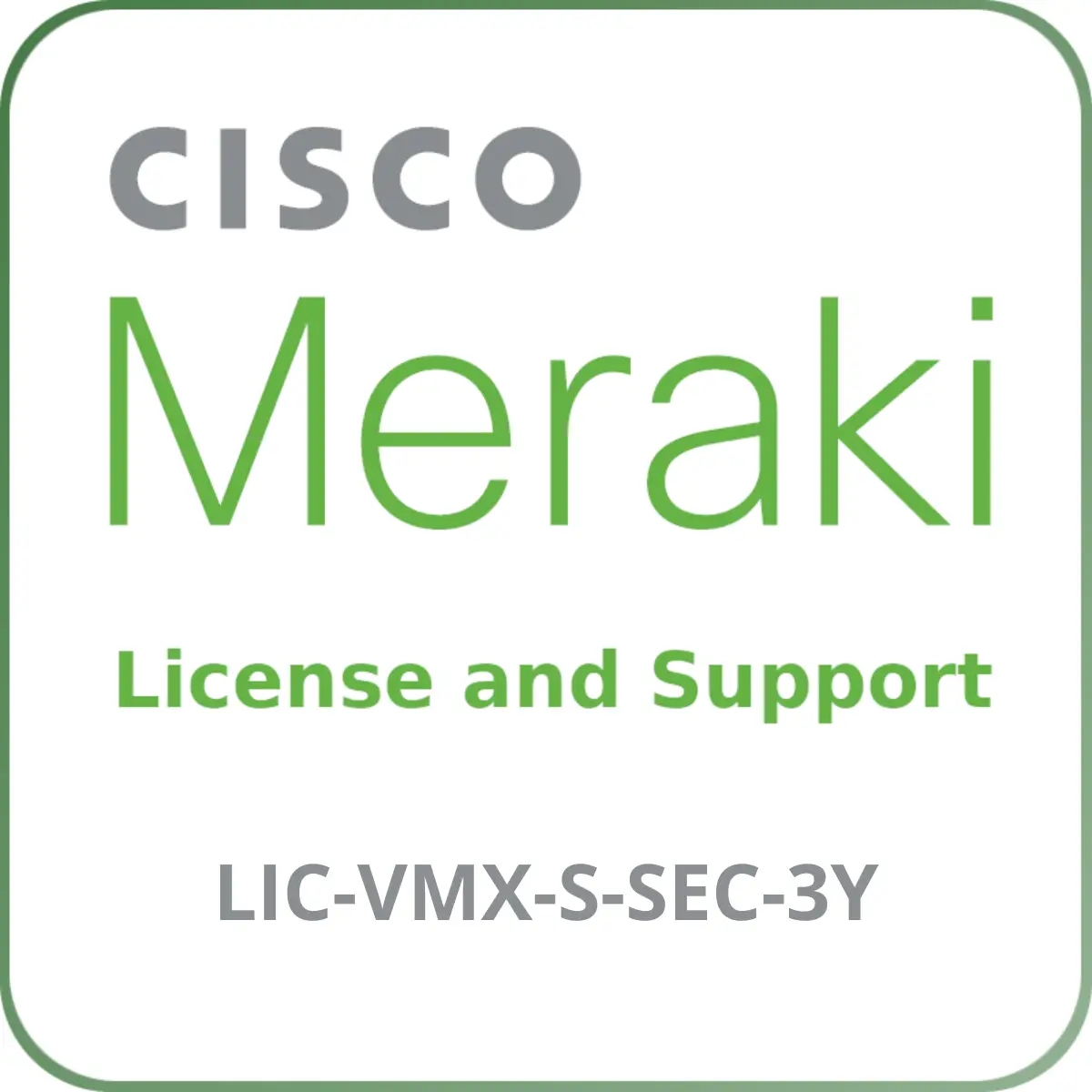LIC-VMX-S-SEC-3Y - Meraki vMX Adv. Security License - UK price